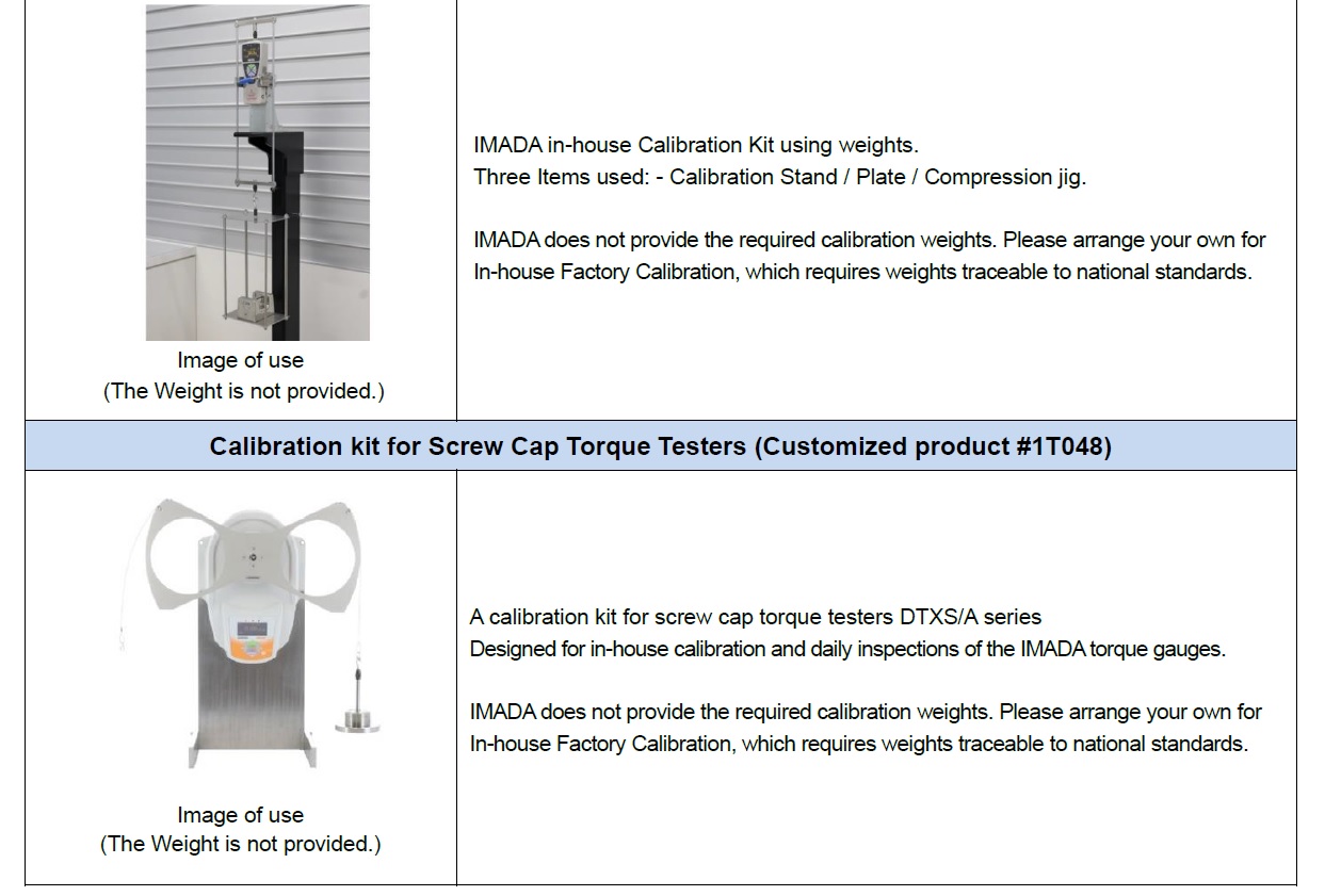 Ichiban Precision Sdn Bhd - Imada - Imada Tabletop Force Gauge Calibration Unit TFCU series